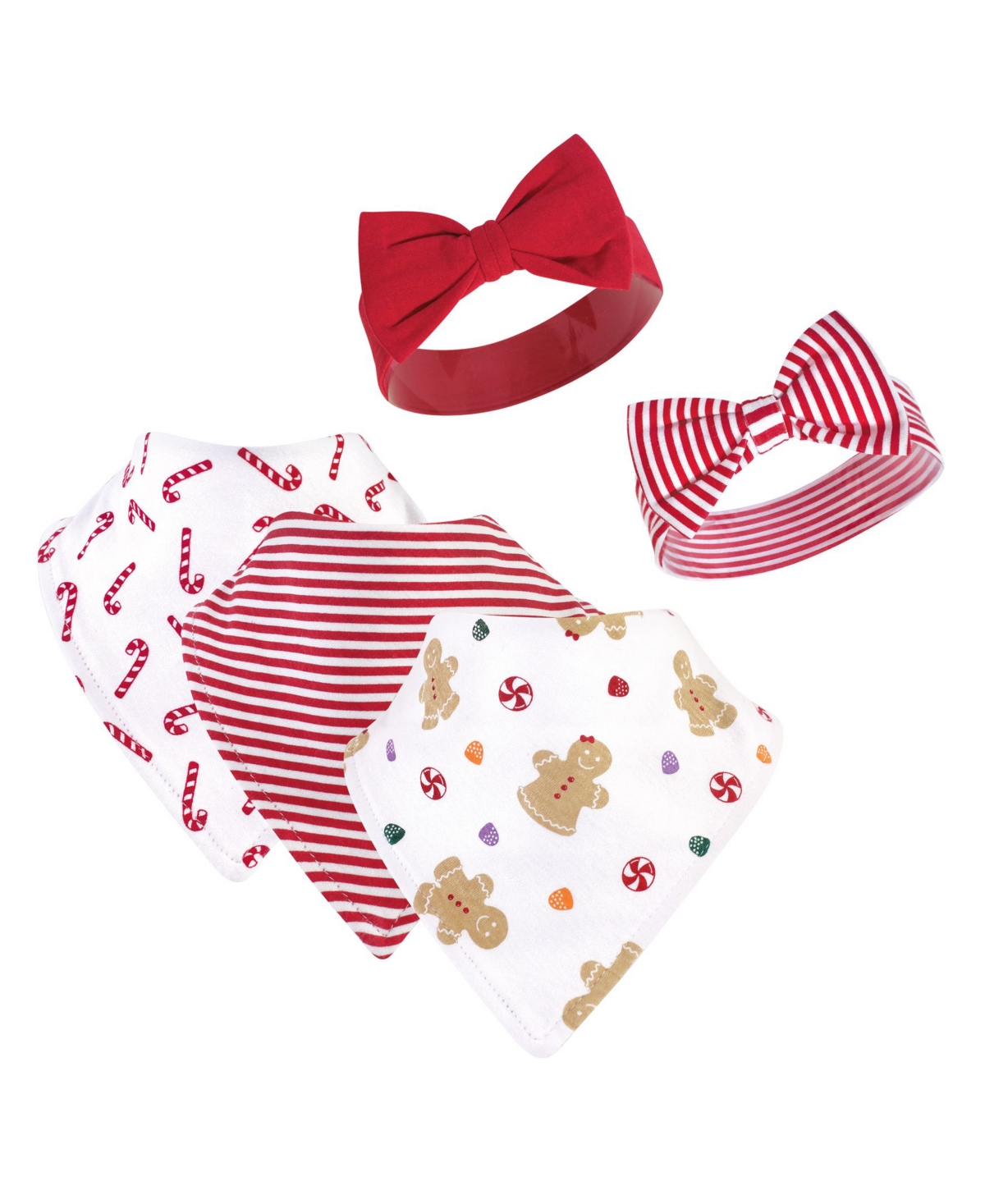 Click here for Hudson Baby Baby Girls Soft Cotton Bib & Headwear... prices