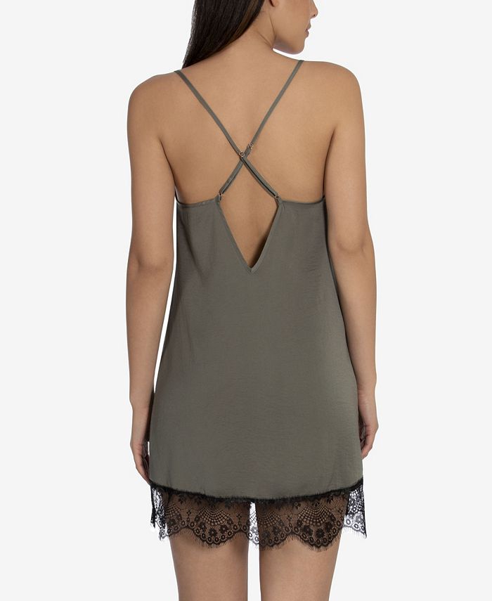 Midnight Bakery Astrid Hammer Satin Solid Chemise & Reviews - All ...