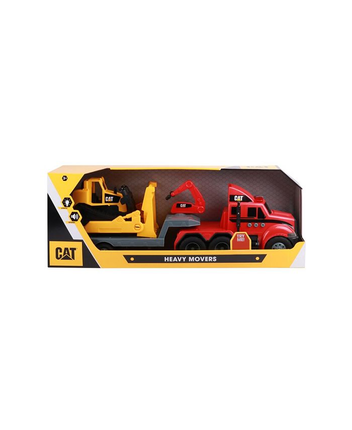 Funrise Cat Heavy Movers Fire Truck with Bulldozer - Macy's