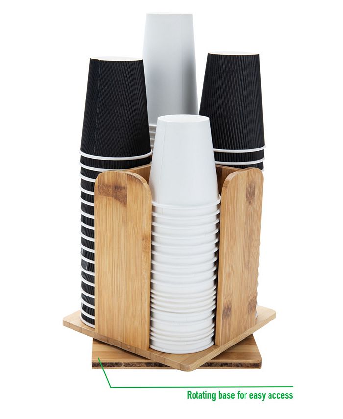 Mind Reader 4 Compartment Carousel, Multi-Section Organizer for Stacked ...