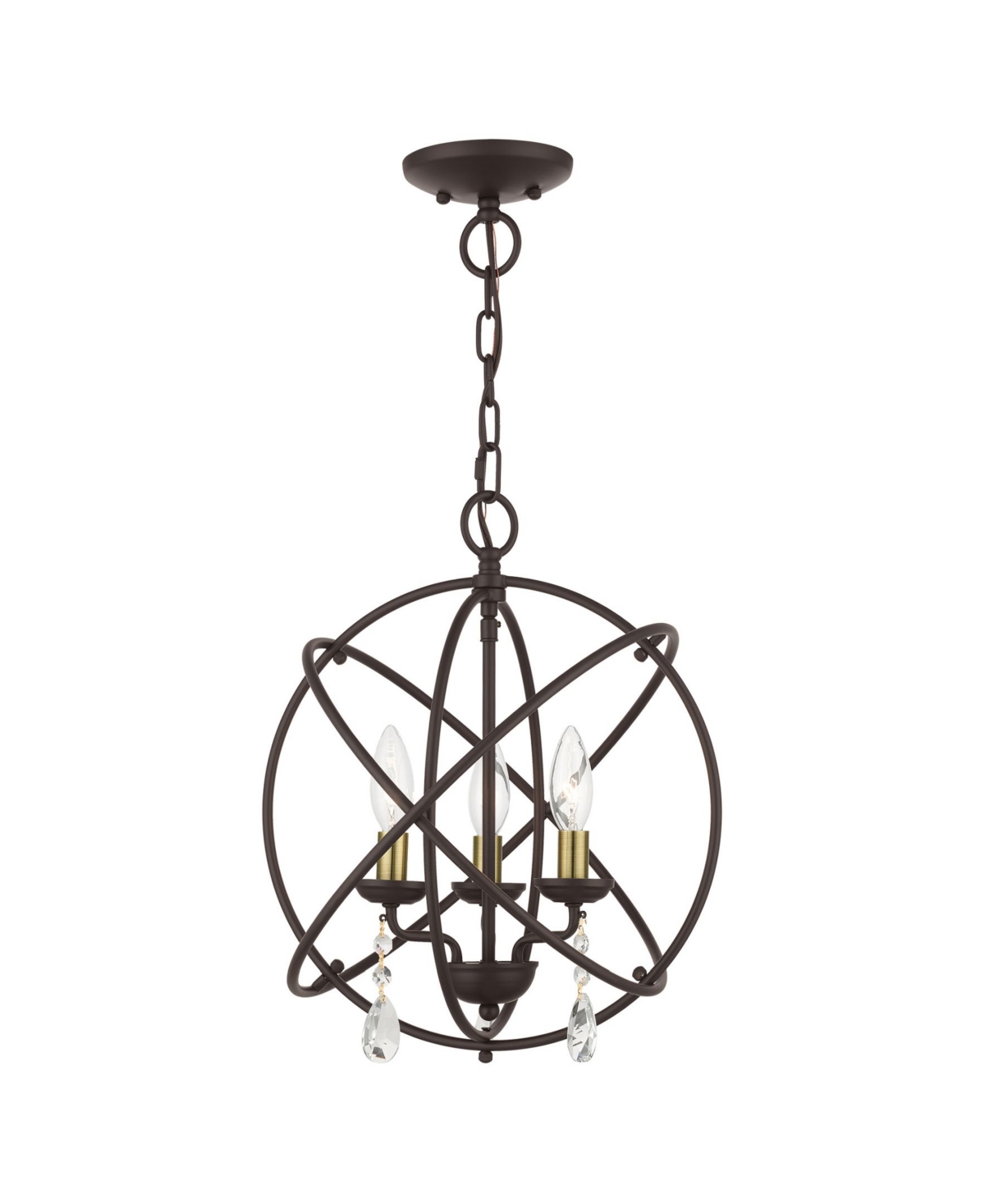 Click here for Aria 3 Lights Convertible Chandelier or Semi Flush... prices