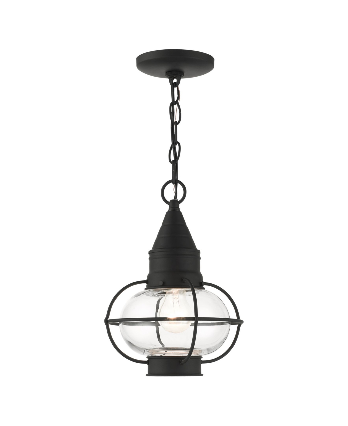 Click here for Newburyport 1 Light Outdoor Pendant Lantern - Blac... prices