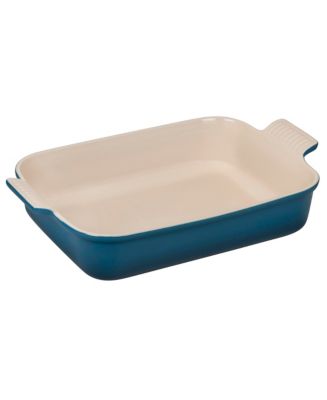 Le Creuset Heritage Stoneware 12" x 9" Rectangular Baking Dish - Macy's