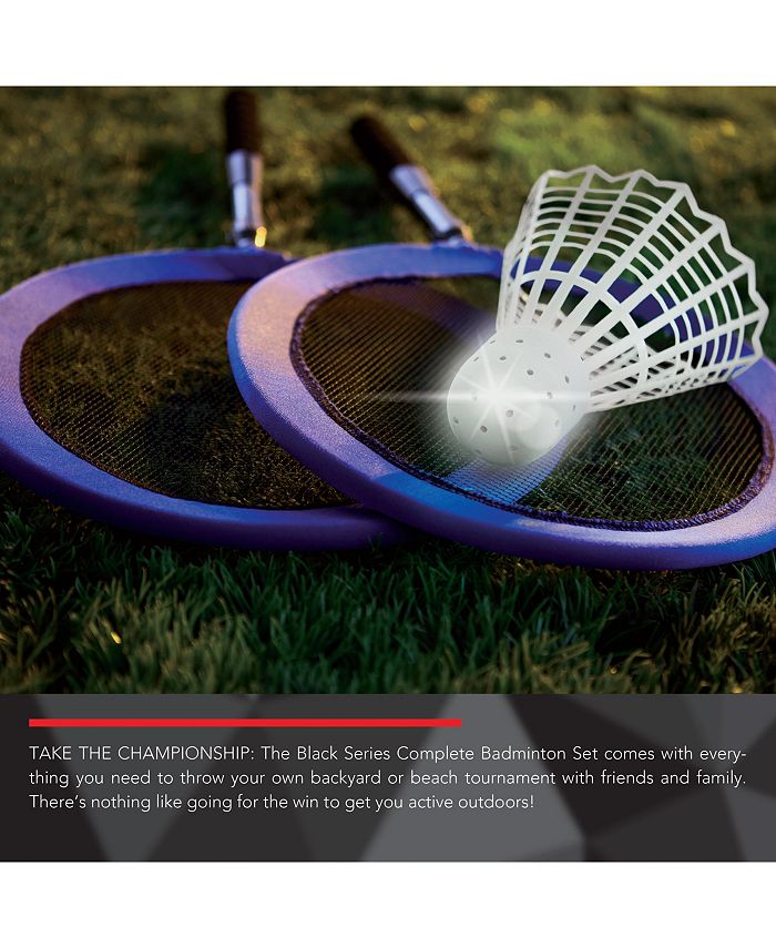Black Series LED Game Badminton Set - Macy's