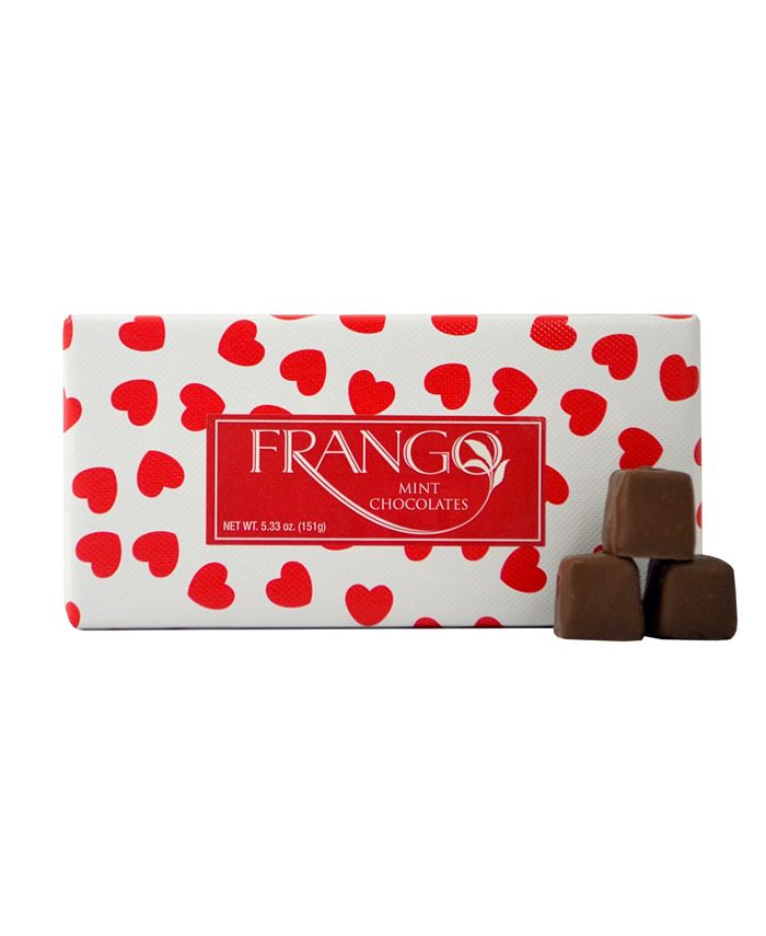 Frango Chocolates Valentine's 1/3 LB Wrapped Milk Mint Box of ...