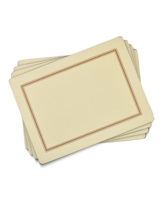 Pimpernel Classic Cream Placemats, Set of 4 - Macy's