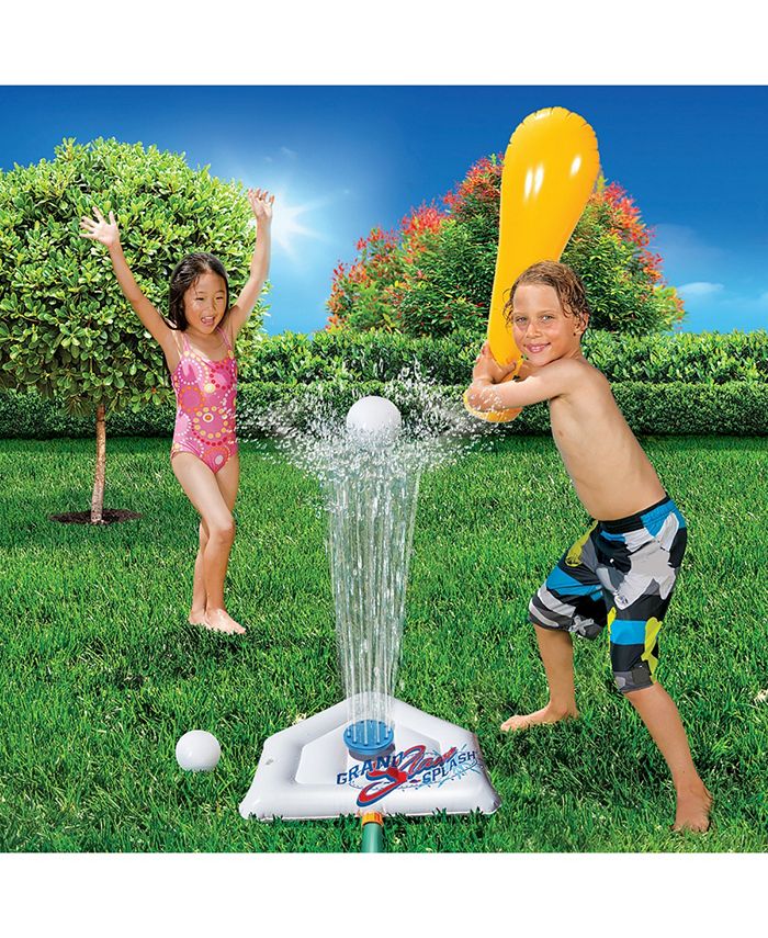 Banzai Grand Slam N Splash Sprinkler Baseball Game with Inflatable Bat ...