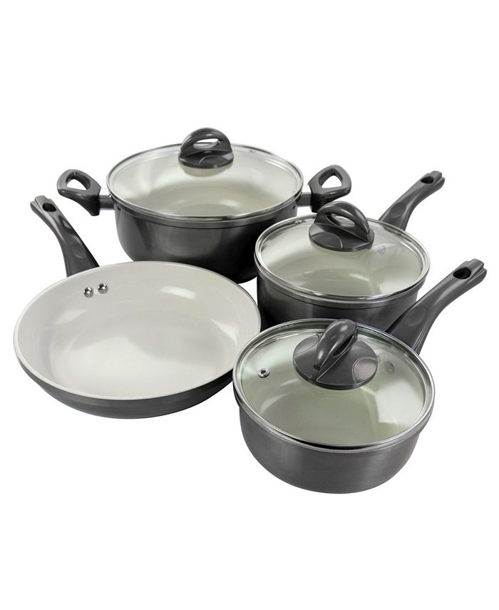 Gibson Home Hustonville 7 Piece Non-Stick Cookware Set with Bakelite ...