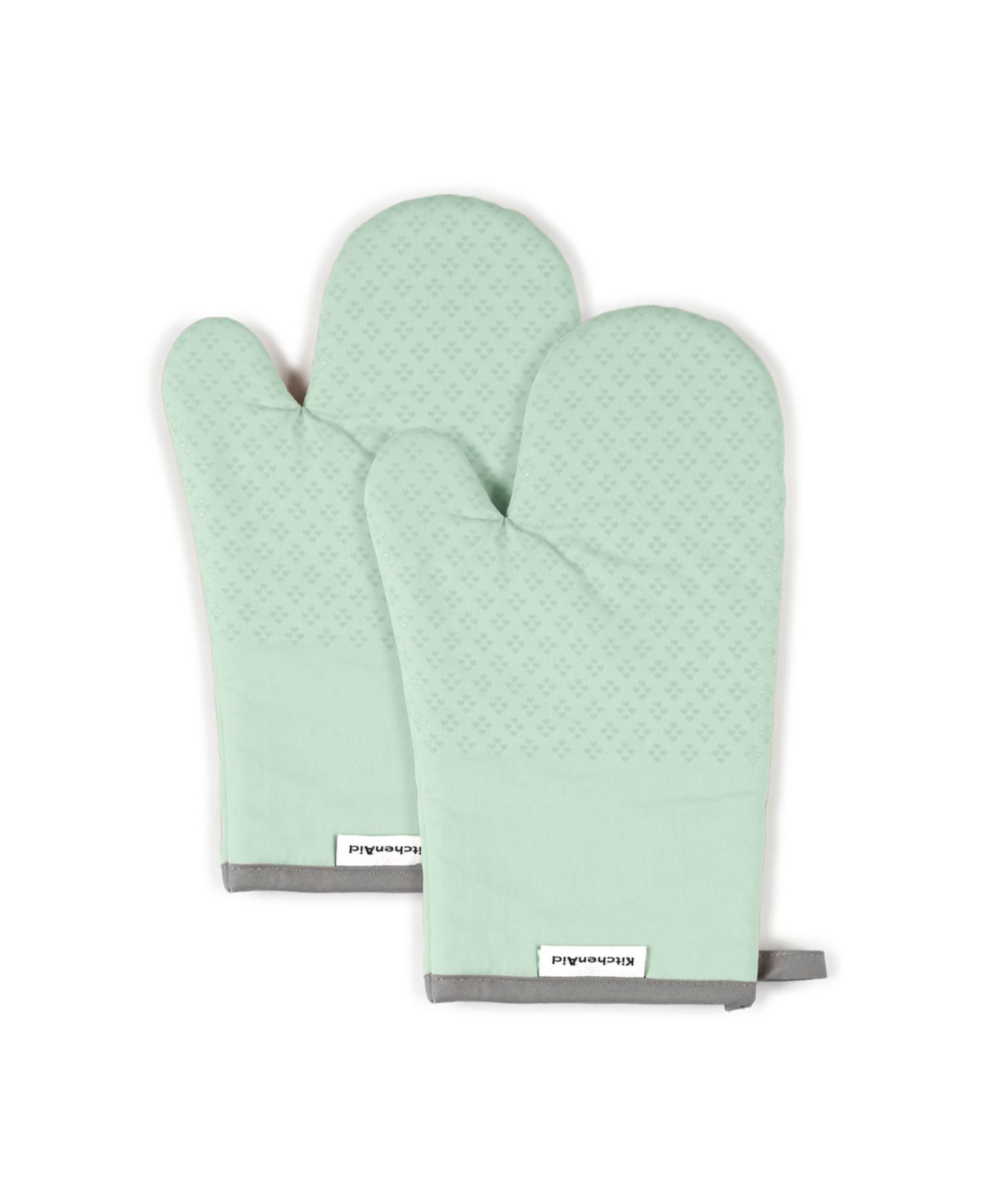 KitchenAid Asteroid Oven Mitt Set  2 Piece - Pistachio