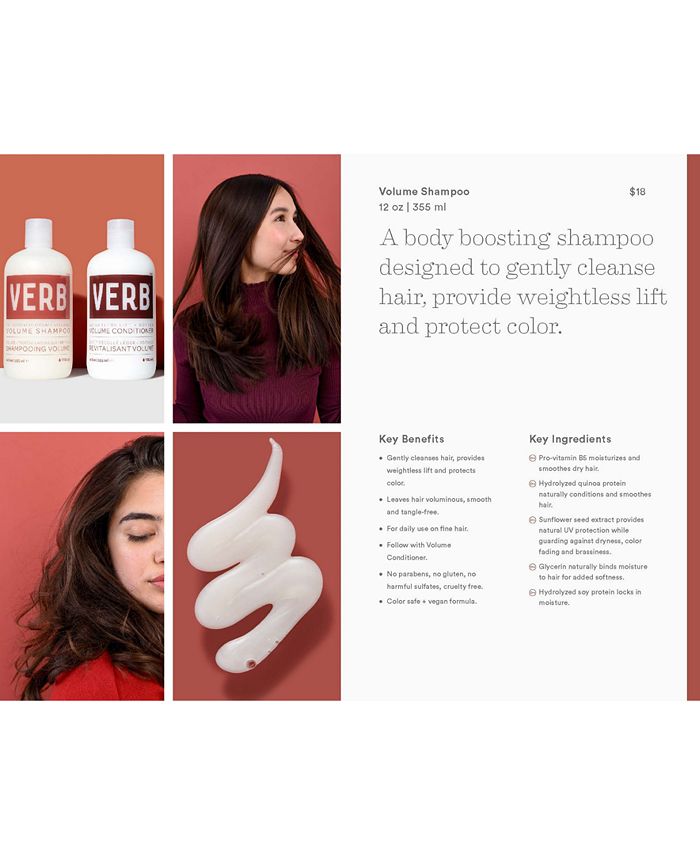 Verb Volume Shampoo, 12-oz. - Macy's