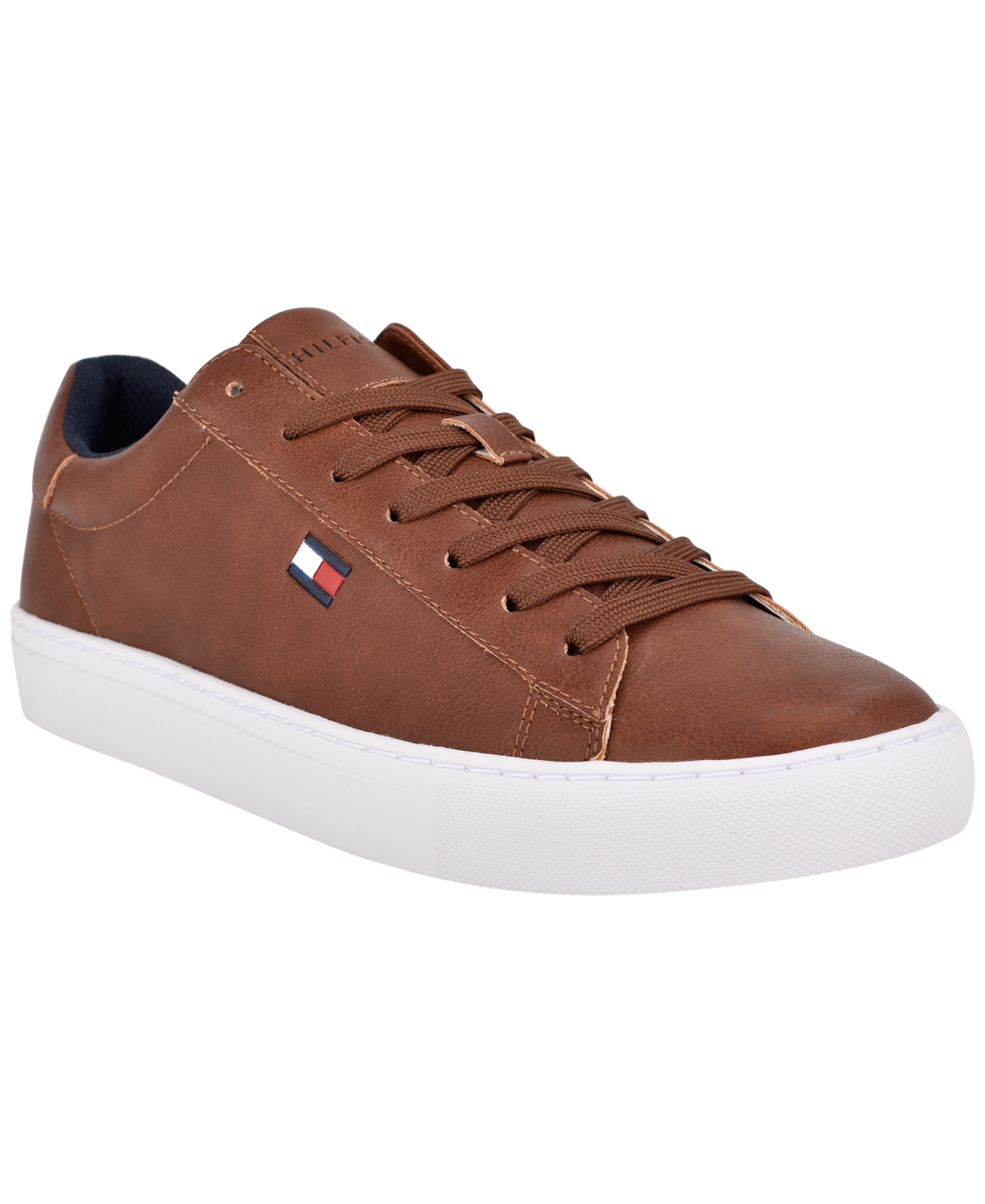 Click here for Tommy Hilfiger Mens Brecon Cup Sole Sneakers - Bro... prices