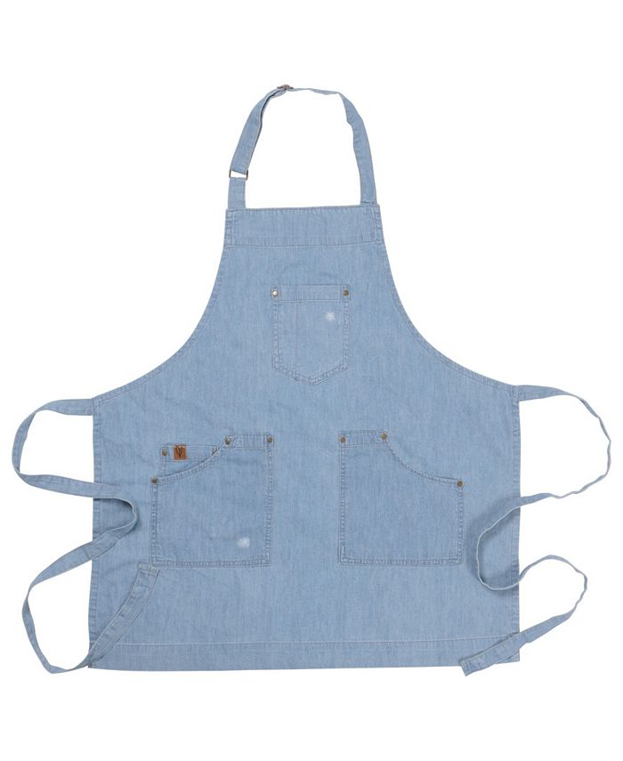 KAF Home Ayesha Curry Denim Apron - Macy's