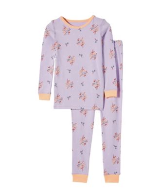 Little Girls Lila Long Sleeve Pyjama Set - Macy's