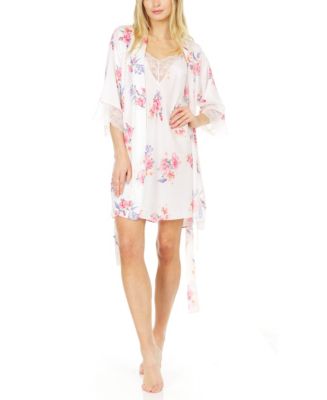 Flora by Flora Nikrooz Annette 2pc Travel Pajama Set - Macy's