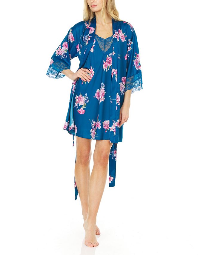 Flora by Flora Nikrooz Annette 2pc Travel Pajama Set - Macy's