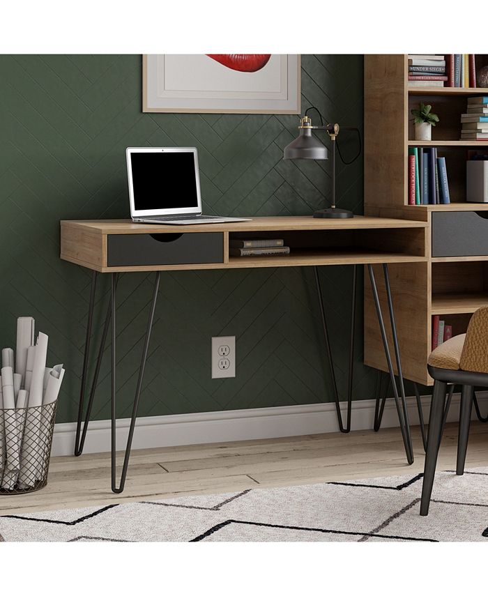 Novogratz Collection Concord Computer Desk with Storage - Macy's