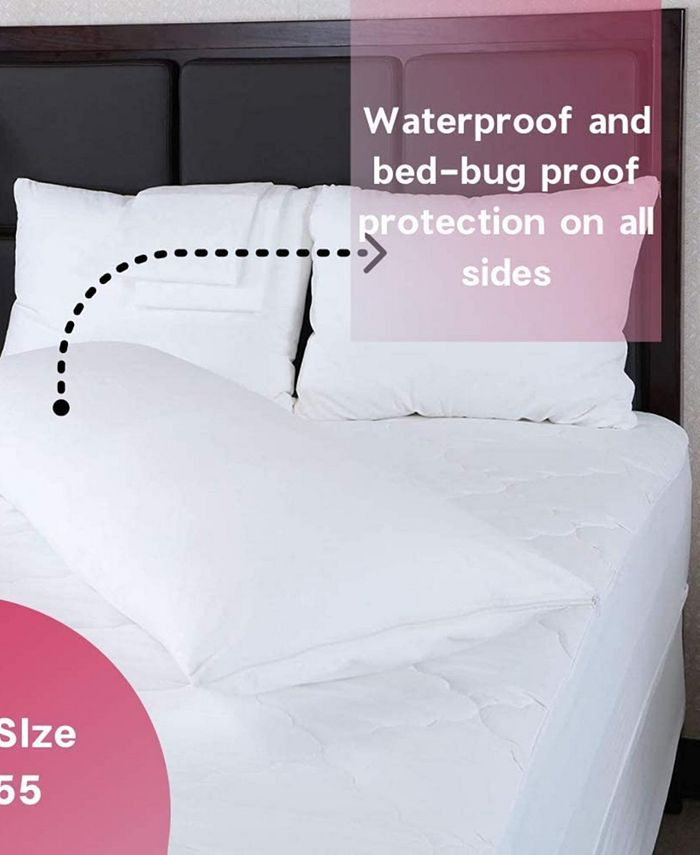 Guardmax Bed Bug Proof and Water-resistant Anti-allergenic Pillow ...