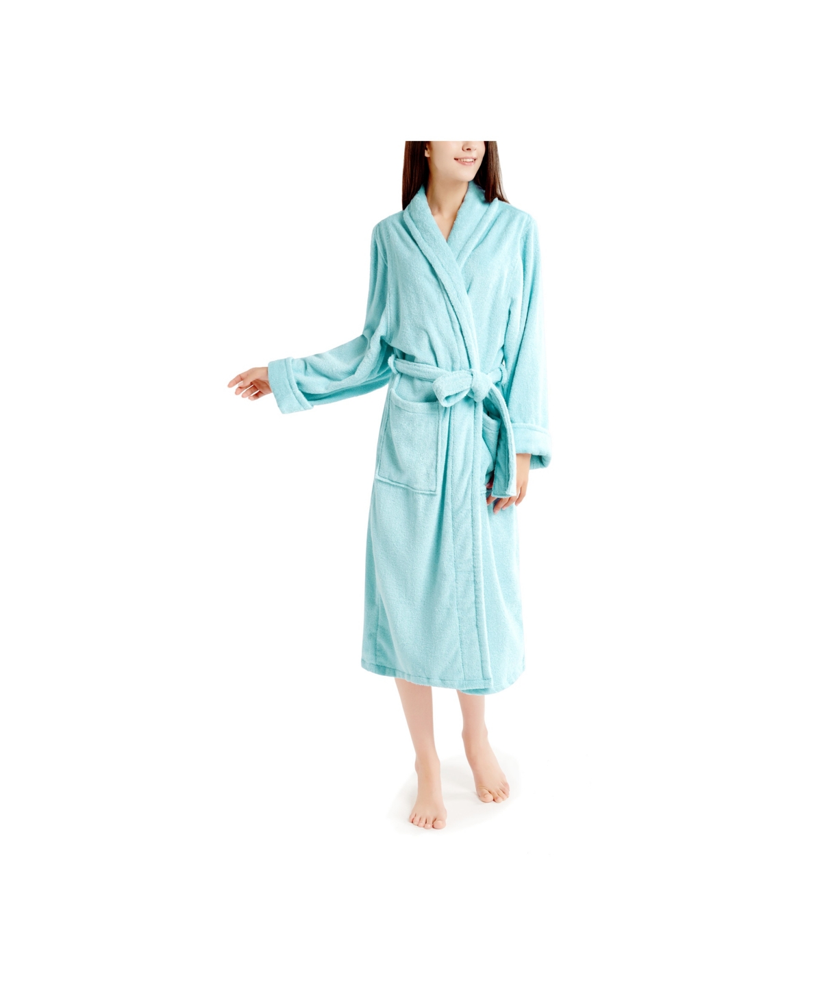 Click here for Ink+Ivy Womens Cotton Terry Robe - Mint prices