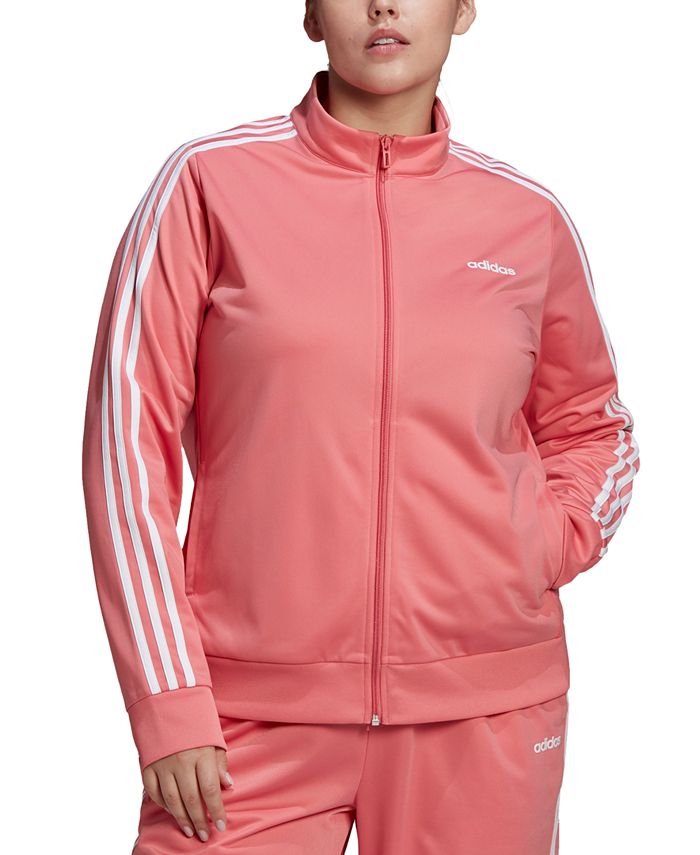 Adidas Essentials Plus Size Tricot Track Jacket Macys