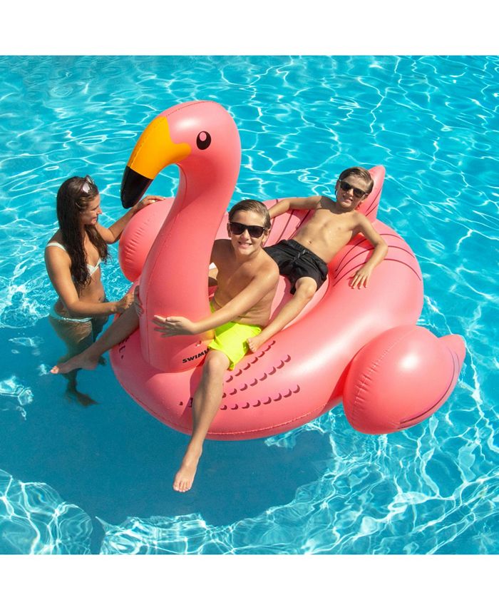 Swimline Giant Flamingo Ride-on - Macy's Swimline Giant Flamingo Ride-on - Macy's