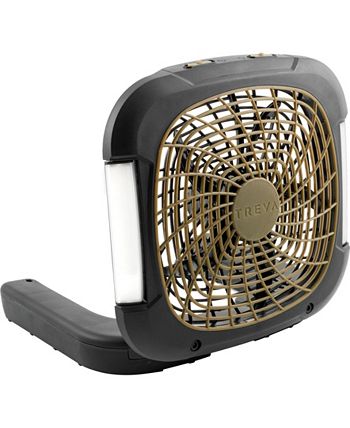 Treva 10" Portable Battery Powered Fan with Lights - Macy's