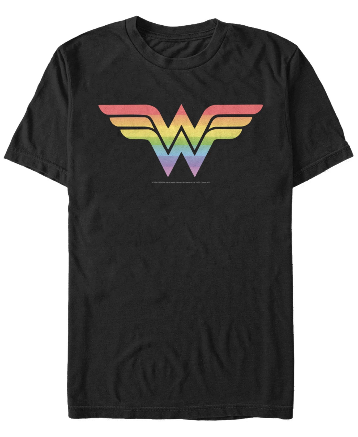 Click here for Mens Wonder Woman Wonder Rainbow Short Sleeve T-sh... prices