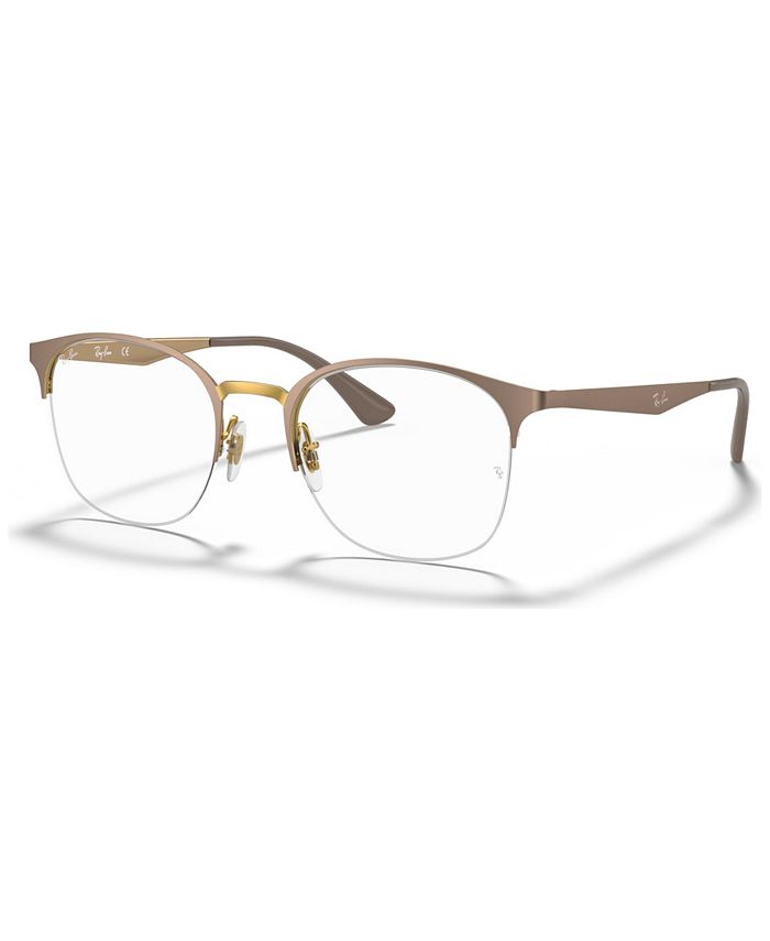 Ray-Ban RX6422 Unisex Square Eyeglasses - Macy's