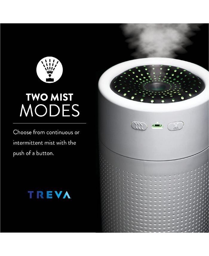Treva Rechargeable Cool Mist Personal Humidifier with 7-Color LED ...