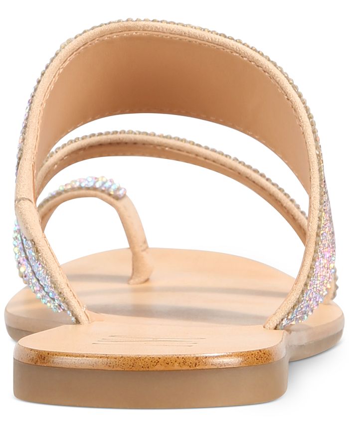 INC International Concepts Gianolo Embellished Toe-Ring Flat Sandals ...