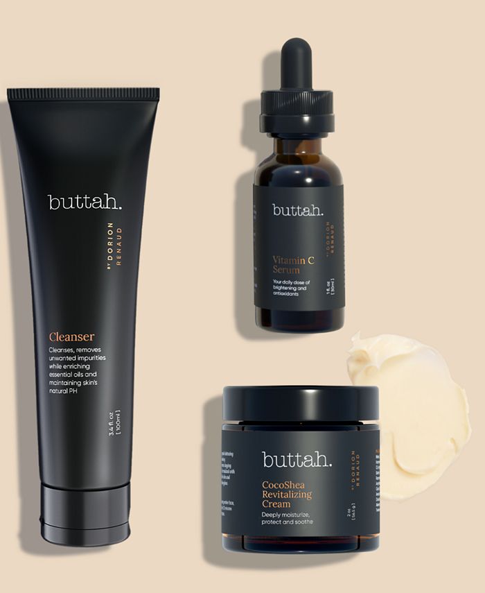 Buttah Skin 3-pc Skin Transforming Kit with CocoShea Revitalizing Cream ...