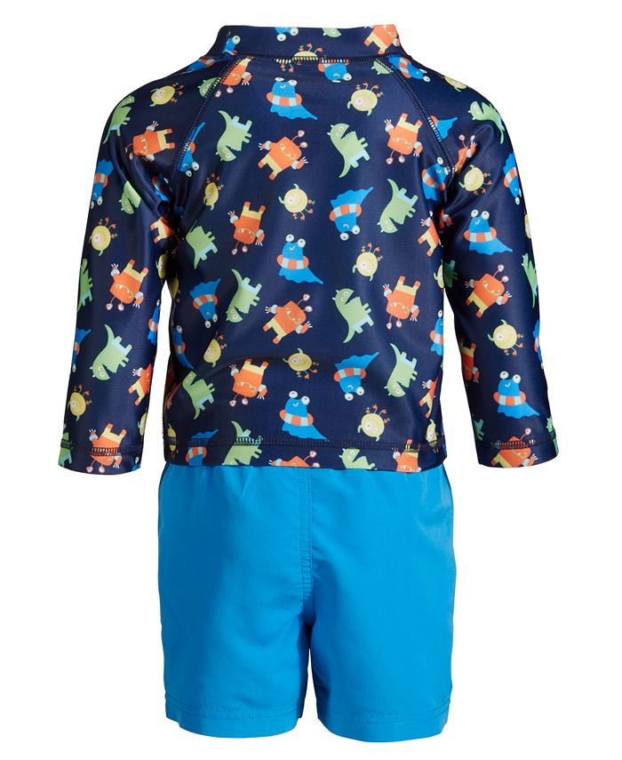First Impressions Toddler Boys Monster Rash Guard Set, Created for Macy ...