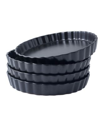 Bruntmor Matte Pie Plate, Round Dinner Plates, Pie Pan Dish for Pie ...