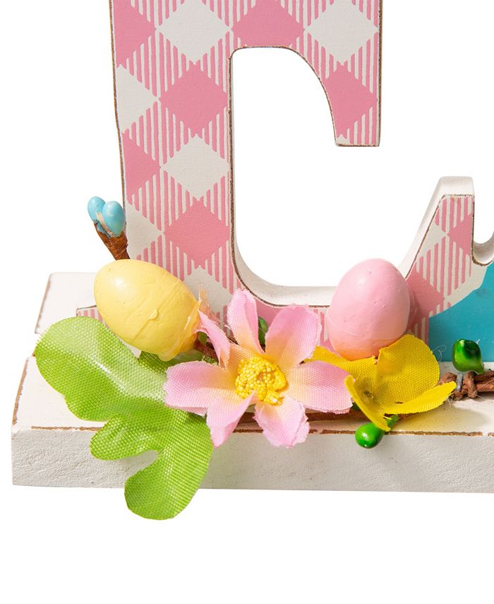 Glitzhome 16''L Wooden "EASTER" Table Decor - Macy's