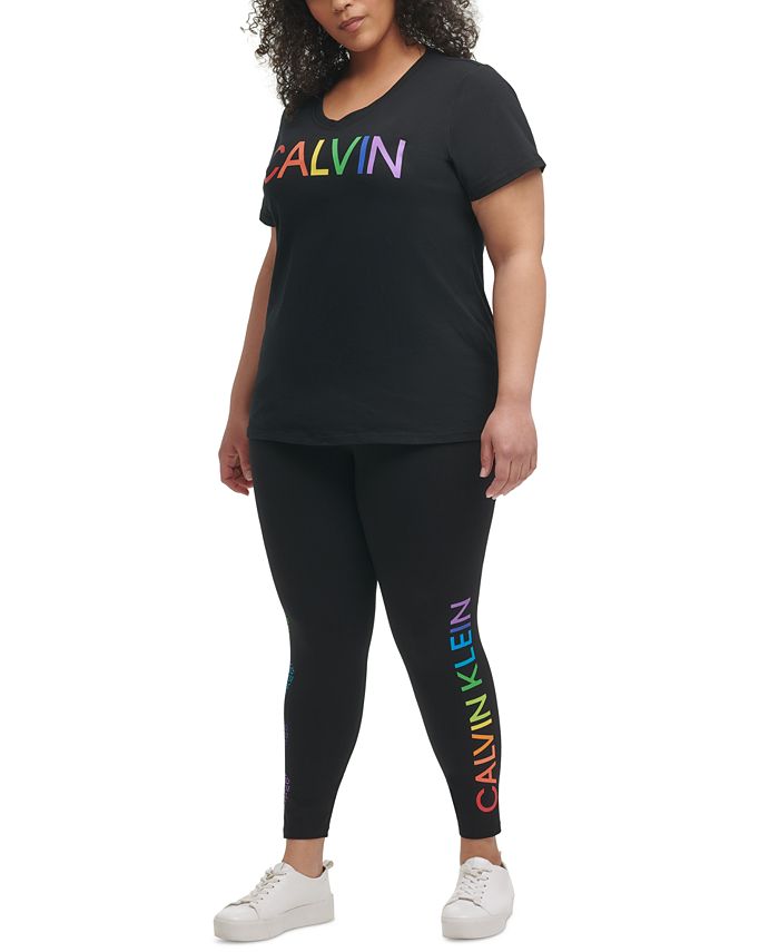 Calvin Klein Plus Size Logo T-Shirt - Macy's