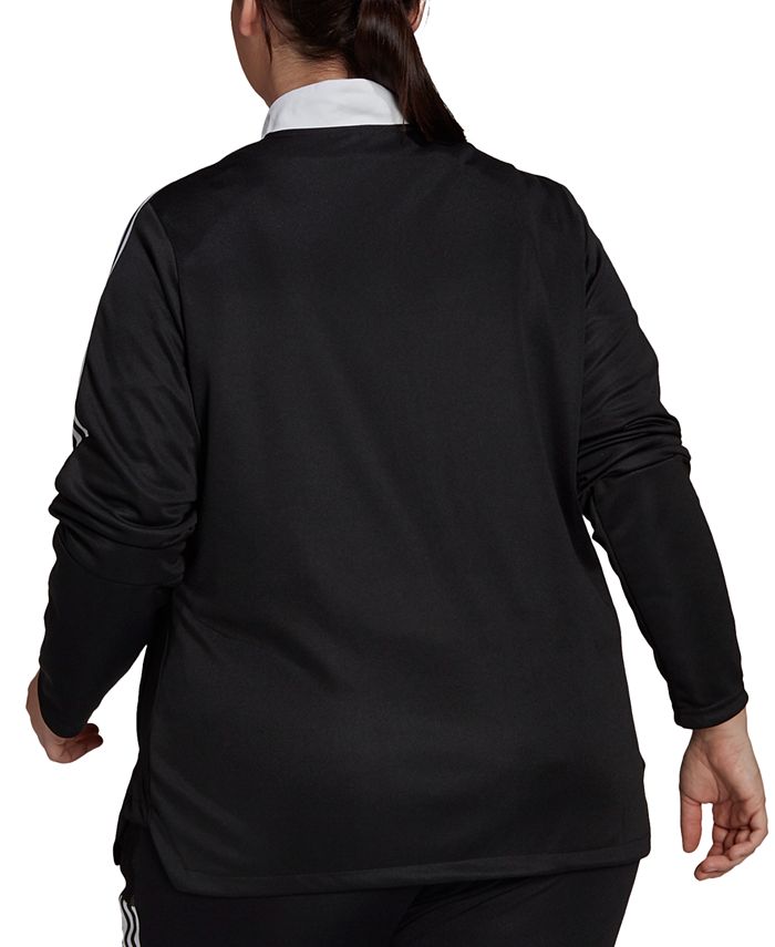 adidas Plus Size Tiro 21 Track Jacket & Reviews - Activewear Plus ...
