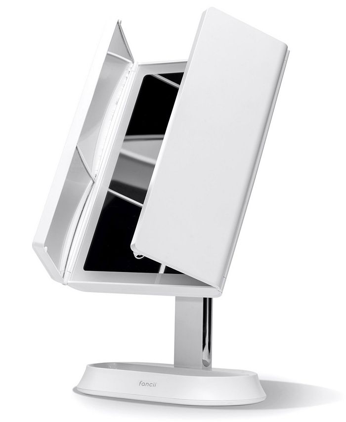 Fancii Zora Rechargeable LED Trifold Makeup Mirror - Macy's