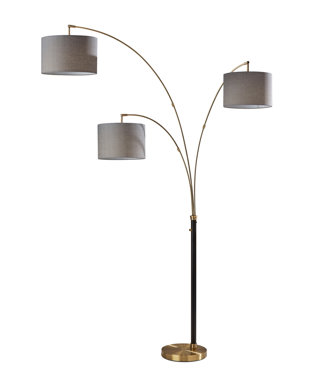 Click here for Adesso Bergen 3-Arm Arc Lamp - Black prices
