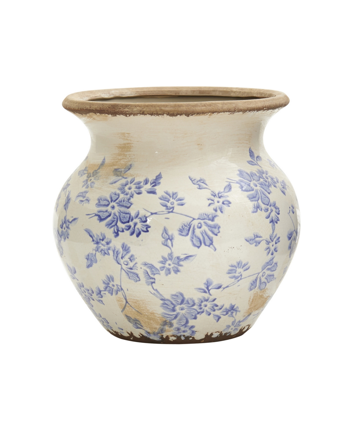 Click here for 7 Tuscan Ceramic Scroll Urn Vase - Green prices