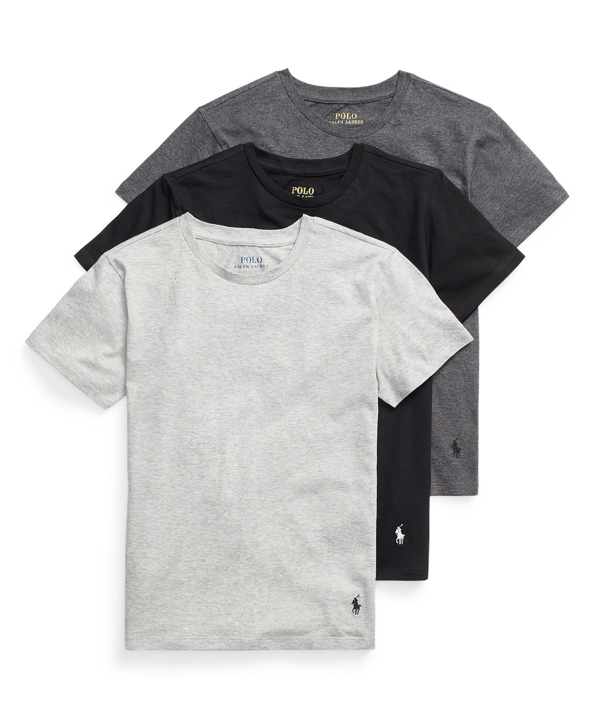 Click here for Big Boys Crewneck Undershirt  3-piece Set - Open prices
