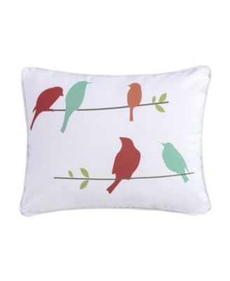 Levtex Corona Birds Decorative Pillow, 14" x 18" - Macy's
