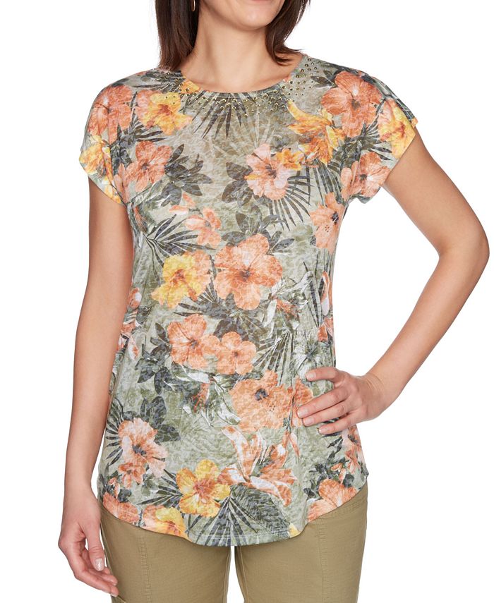 Ruby Rd. Petite Embellished Top - Macy's