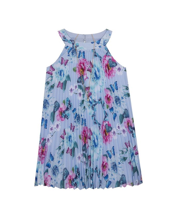 Rare Editions Big Girls Pleated Dress - Macy's