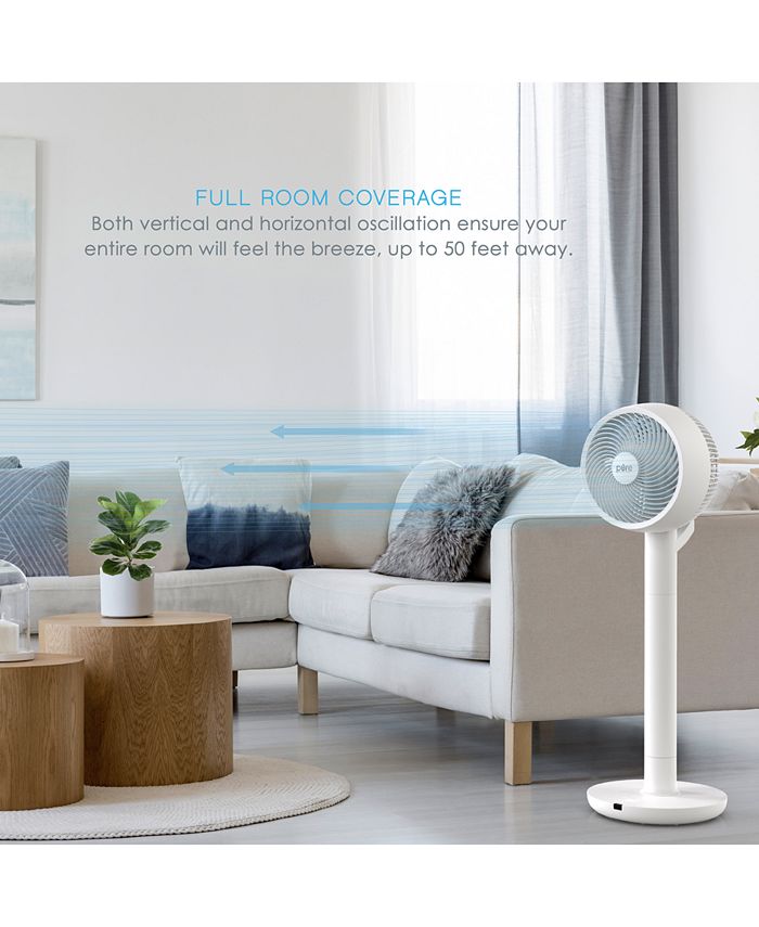 Pure Enrichment 2-in-1 Circulating Floor & Table Fan - Macy's