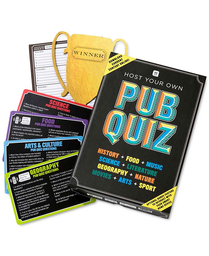 Talking Tables Host Your Own Pub Quiz Game - Macy's