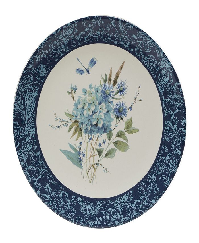 Certified International Bohemian Blue Set of 4 Dinner Plate - Macy's