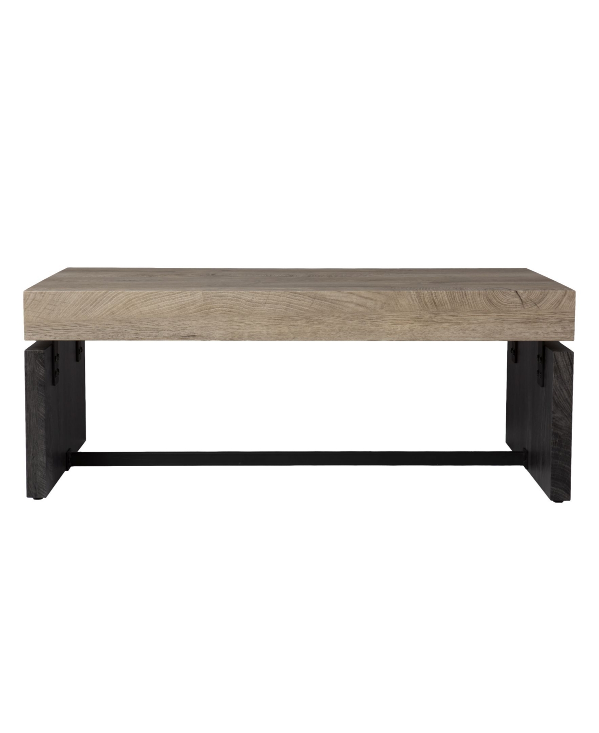 Click here for Hapso Cocktail Table - Natural and Black Finish prices