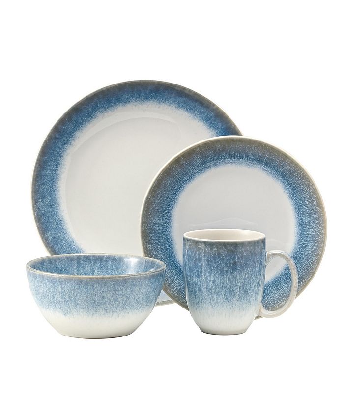 over&back Roxy 16 Piece Dinnerware Set, Service for 4 - Macy's
