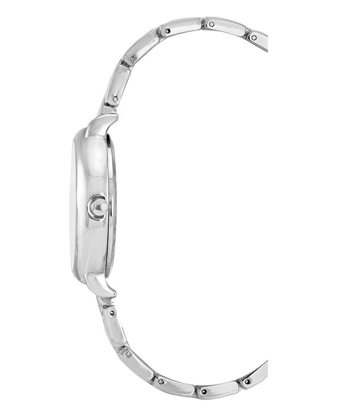 BCBGeneration Women's 2 Hands Slim Silver-Tone Stainless Steel Band ...