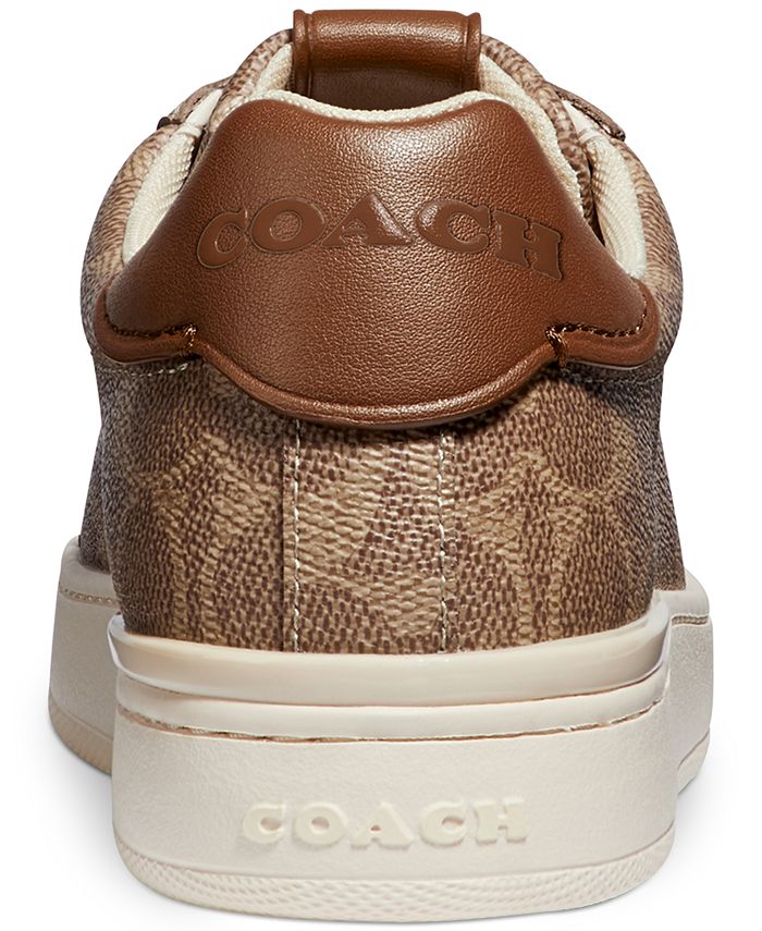 COACH Women's Lowline Signature Lace-up Sneakers - Macy's