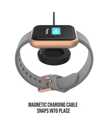 iTouch Air 3 Unisex Heart Rate Black Strap Smart Watch 40mm - Macy's